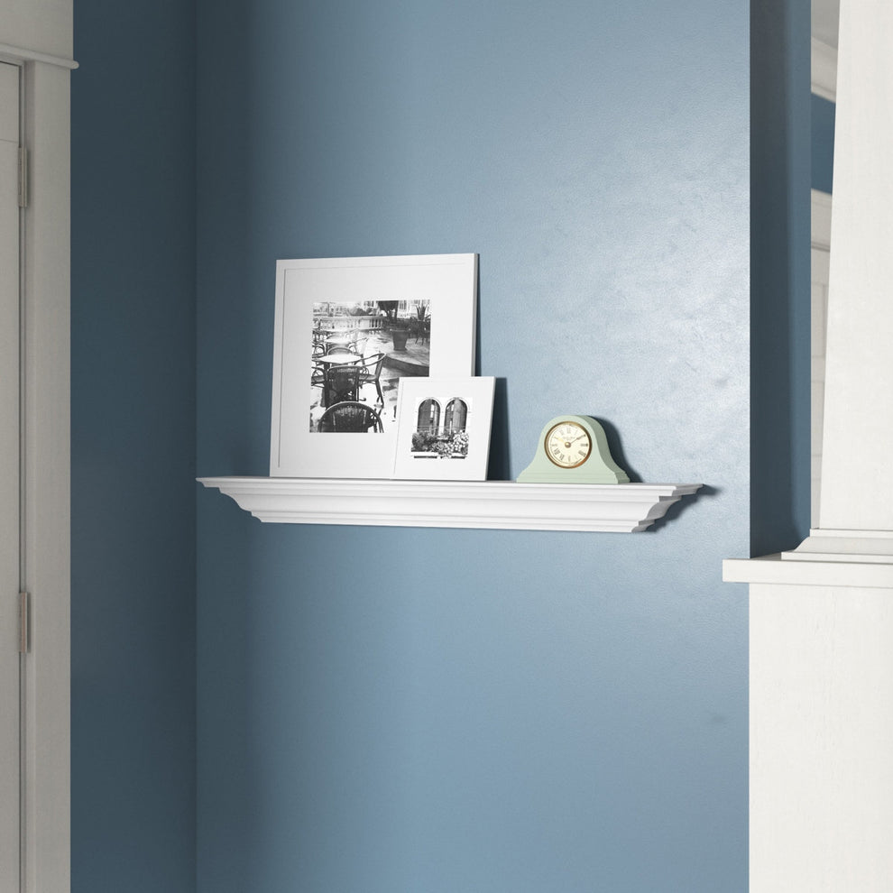 Traditional Crown Molding Wall Display Shelf – Adouer Wood